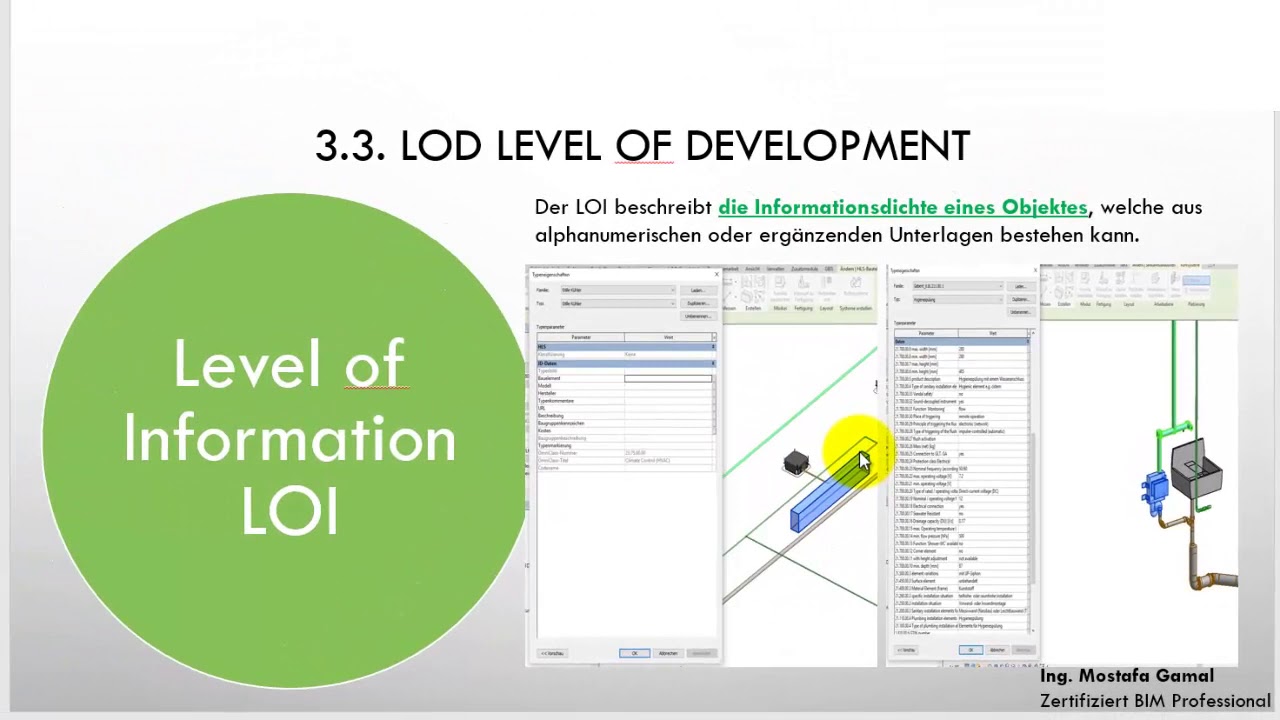 13. BIM : LOI Level of Information BIM (Deutsch) - YouTube