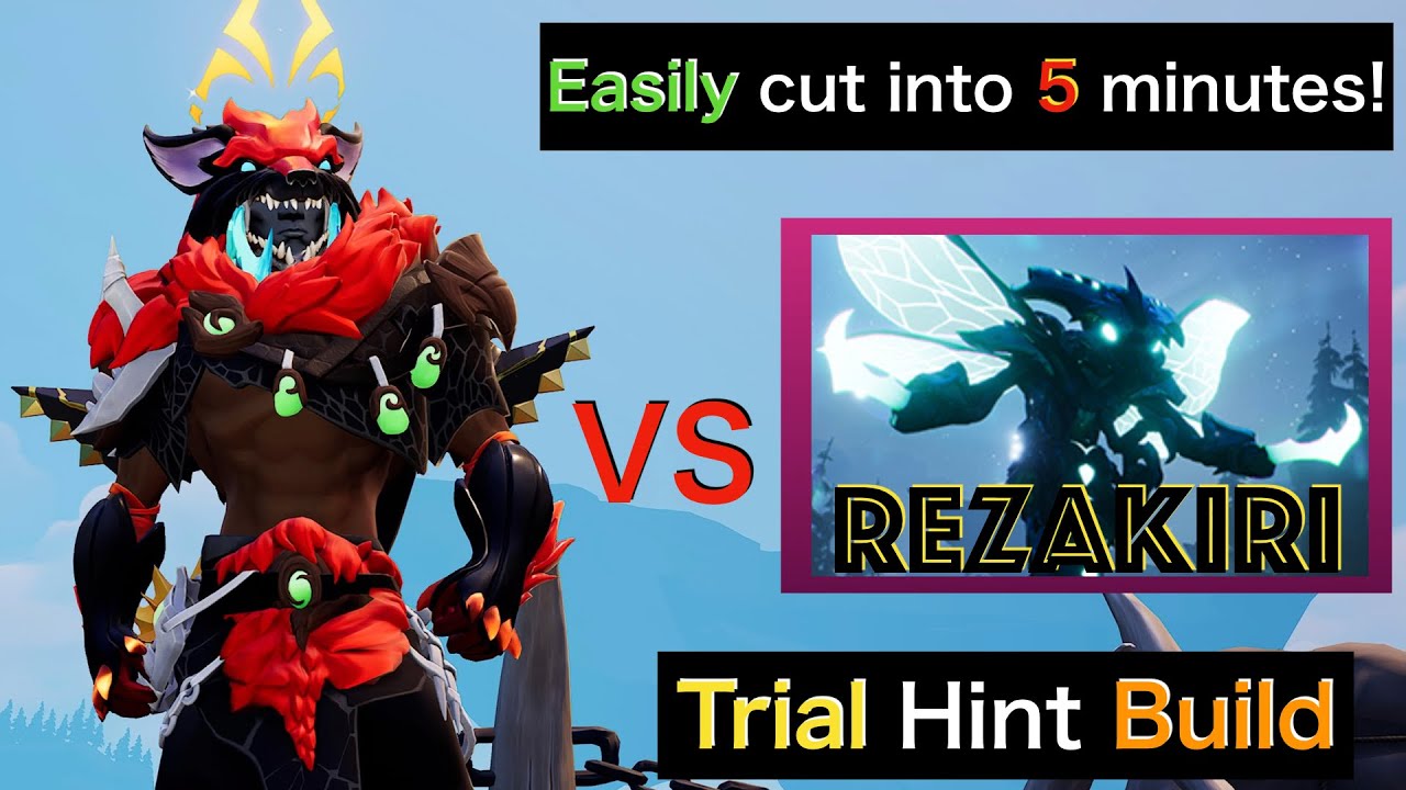 【Dauntless】Easy 5min clear! Trial『Rezakiri』hint build.試練DT級『レザキリ』簡単な5分 ...