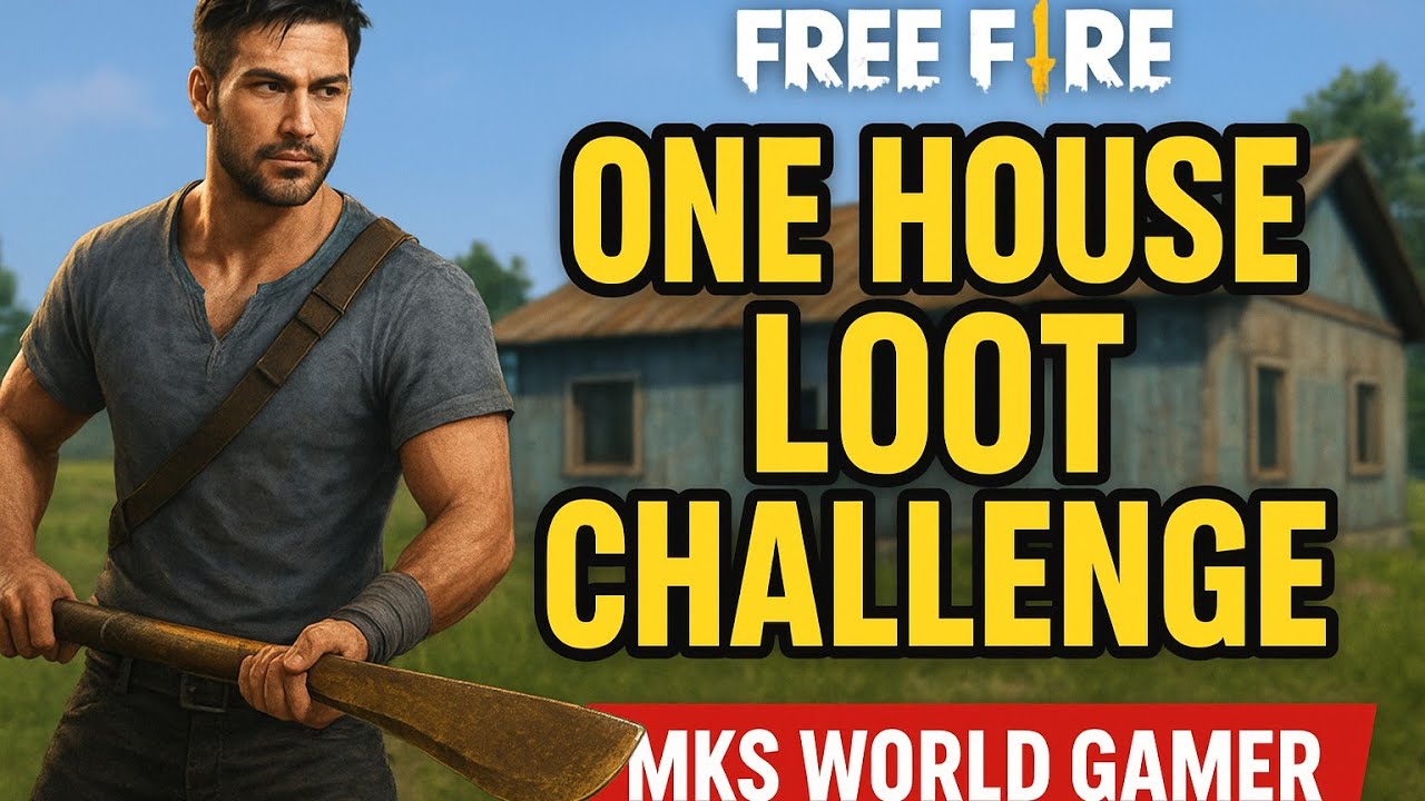 Free Fire One House Loot Challenge 😱 | क्या मैं सिर्फ एक घर से जीत सकता ...