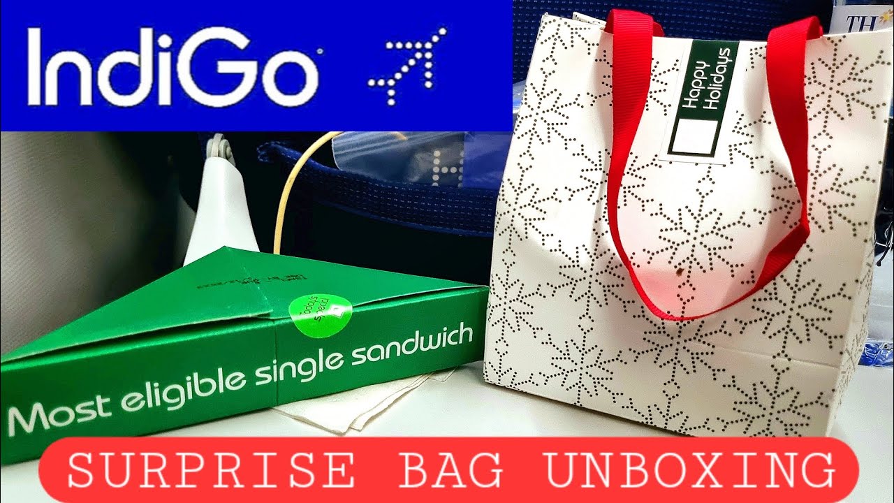 Indigo Airlines Surprise Bag Meal Unboxing. #indigo#airlines - YouTube