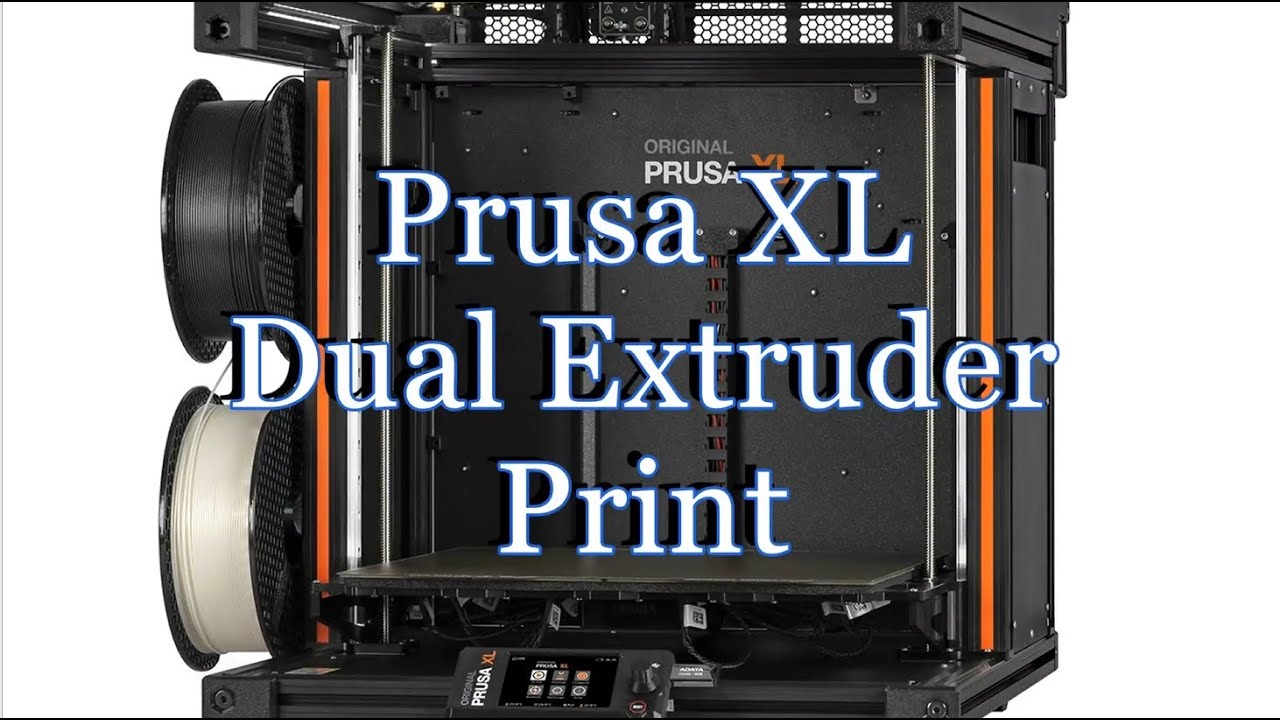 Prusa XL Initial Multi Extruder Print - YouTube