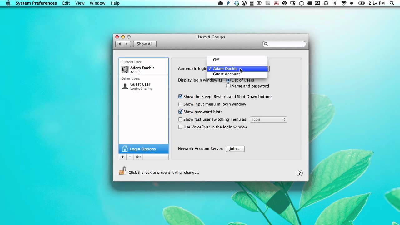 Set Up a Welcome Message for Your OS X Lion Login Screen - YouTube