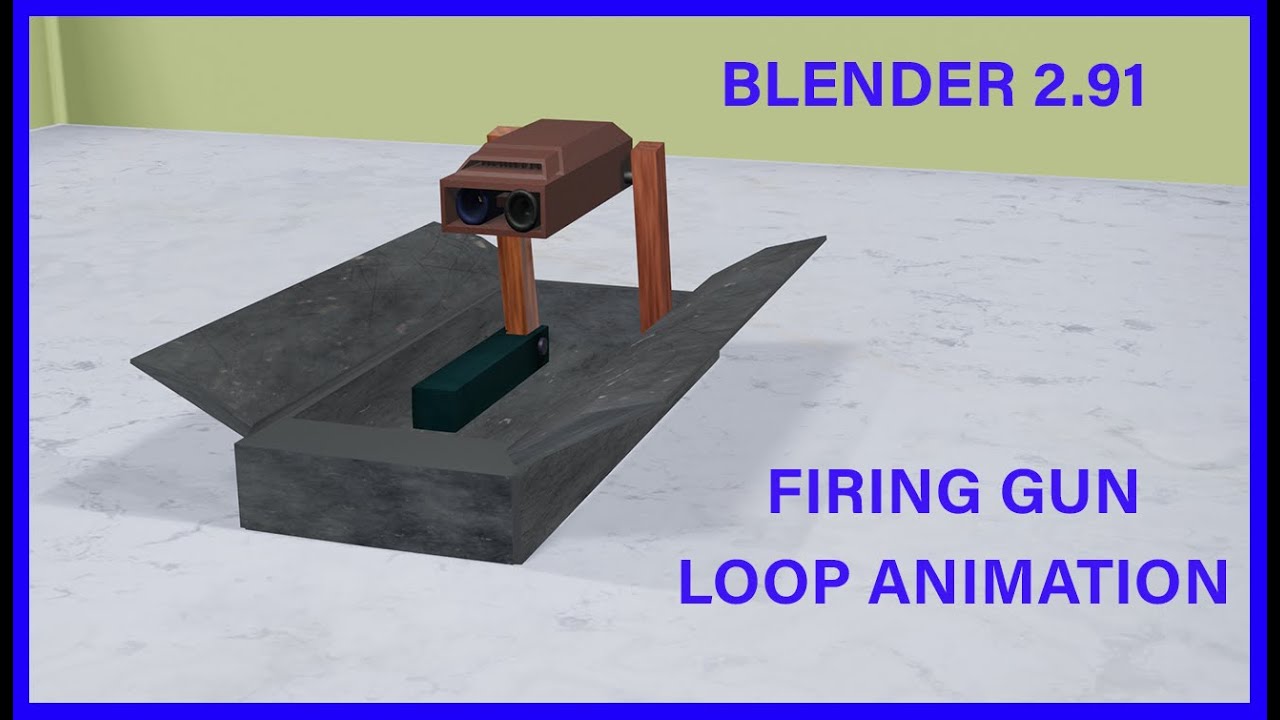 GUN FIRING ANIMATION#ANIMATION #BLENDER #SCIFI_GUN_FIRING - YouTube