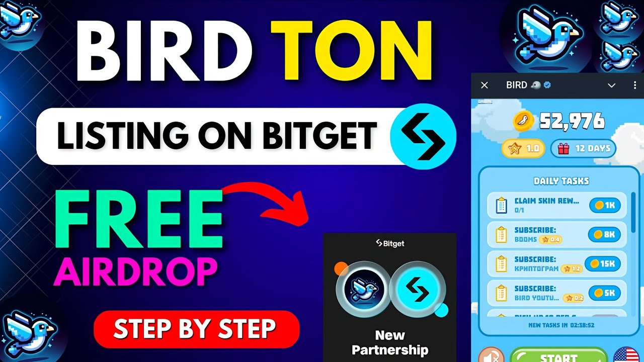 BIRD Airdrop || BirdTon Telegram Bot || Bird Ton Telegram Airdrop ...