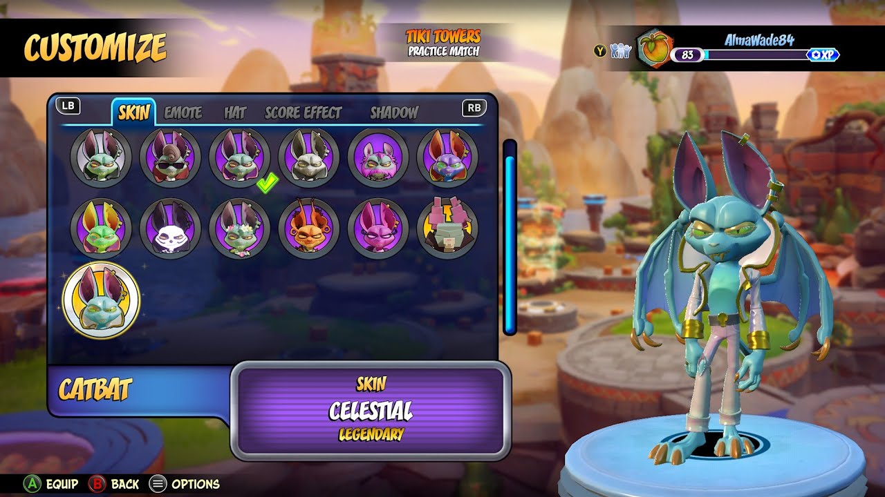 Crash Team Rumble: Catbat Celestial Skin Close Competitive Matches ...