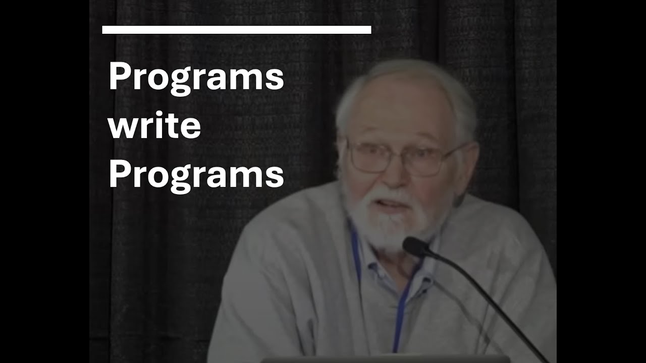Unix retrospective: Programs Writing Programs - YouTube