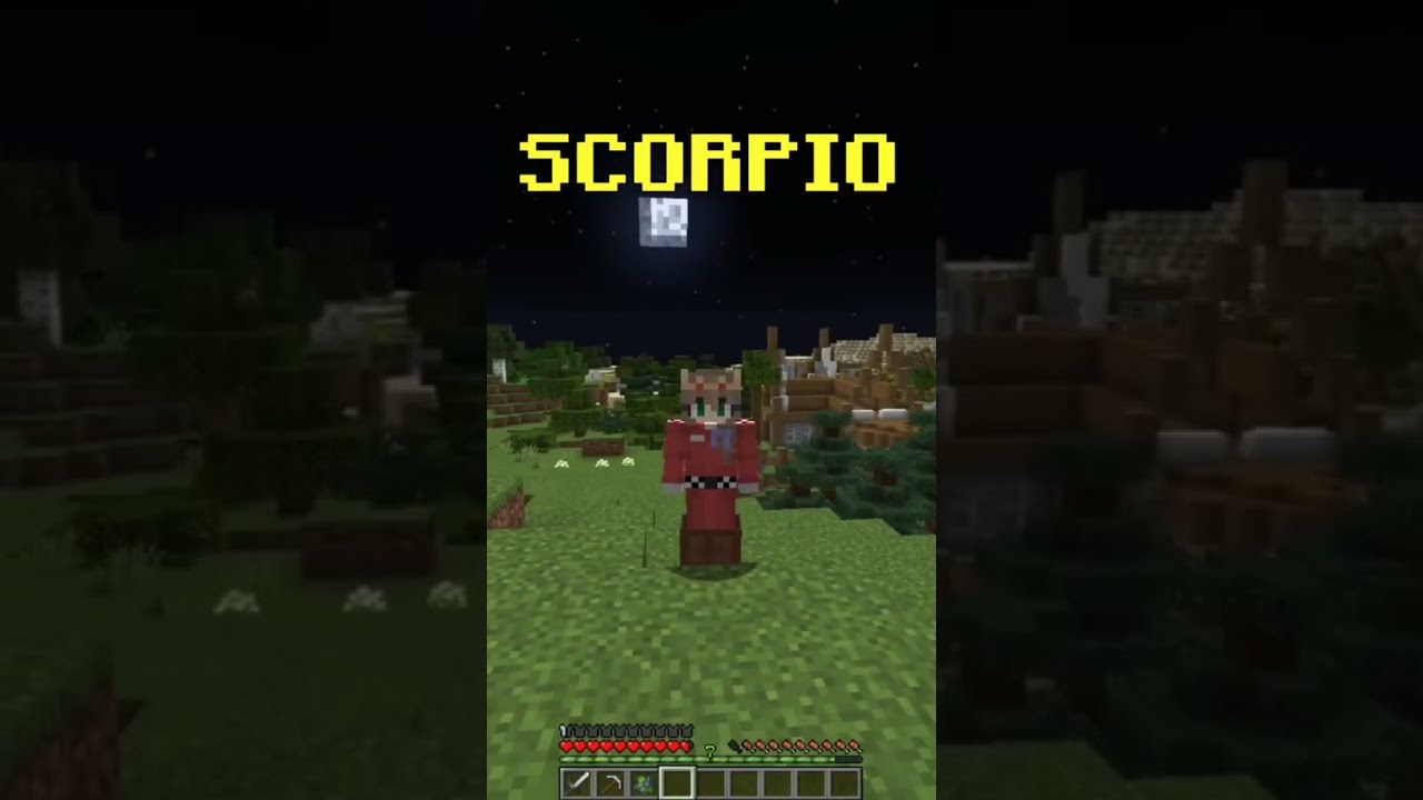 Your Zodiac sign as a MINECRAFT MOB - YouTube