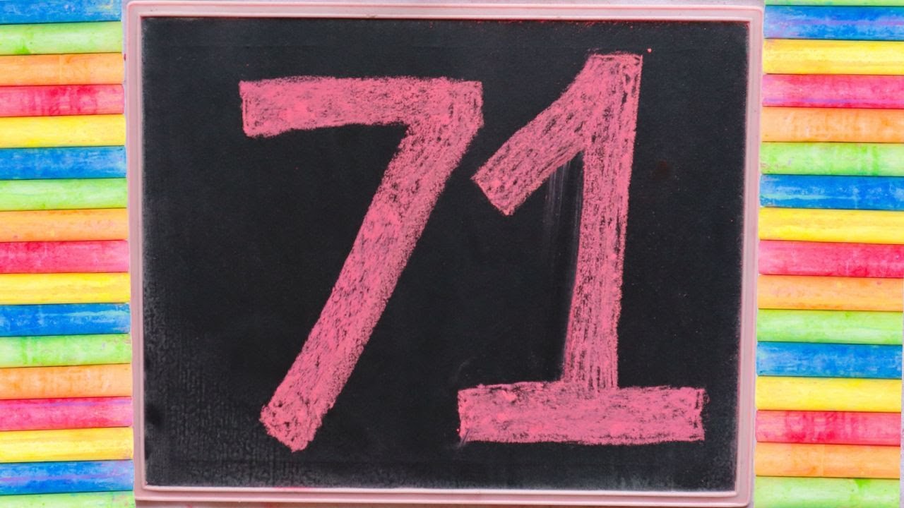 71 to 80 Numbers | Counting 71 to 80 | Еnglish numbers 71-80 | Learn ...