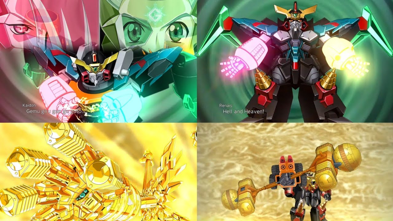 All GaoGai Gar/Figh/Go/Final Attacks - Super Robot Wars 30 - YouTube