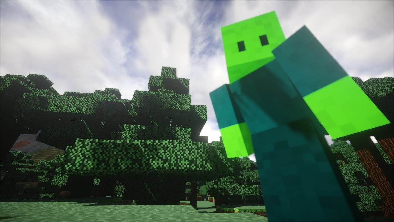 Minecraft! - How The Green Skin Man Found His Pet Dog - YouTube