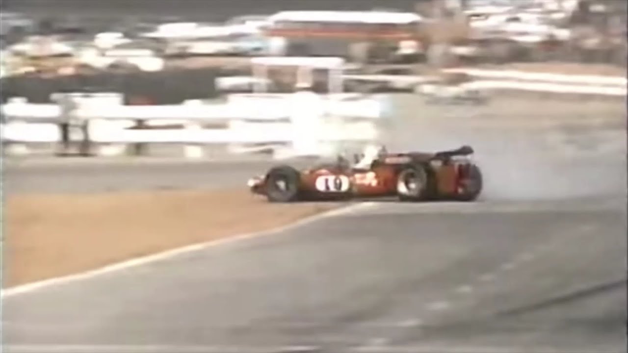 Arnie Knepper Spin 1968 USAC @ Riverside "Rex Mays 300" - YouTube