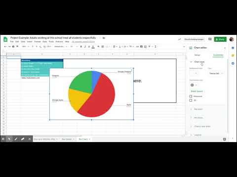 Pie Chart Project Example - YouTube