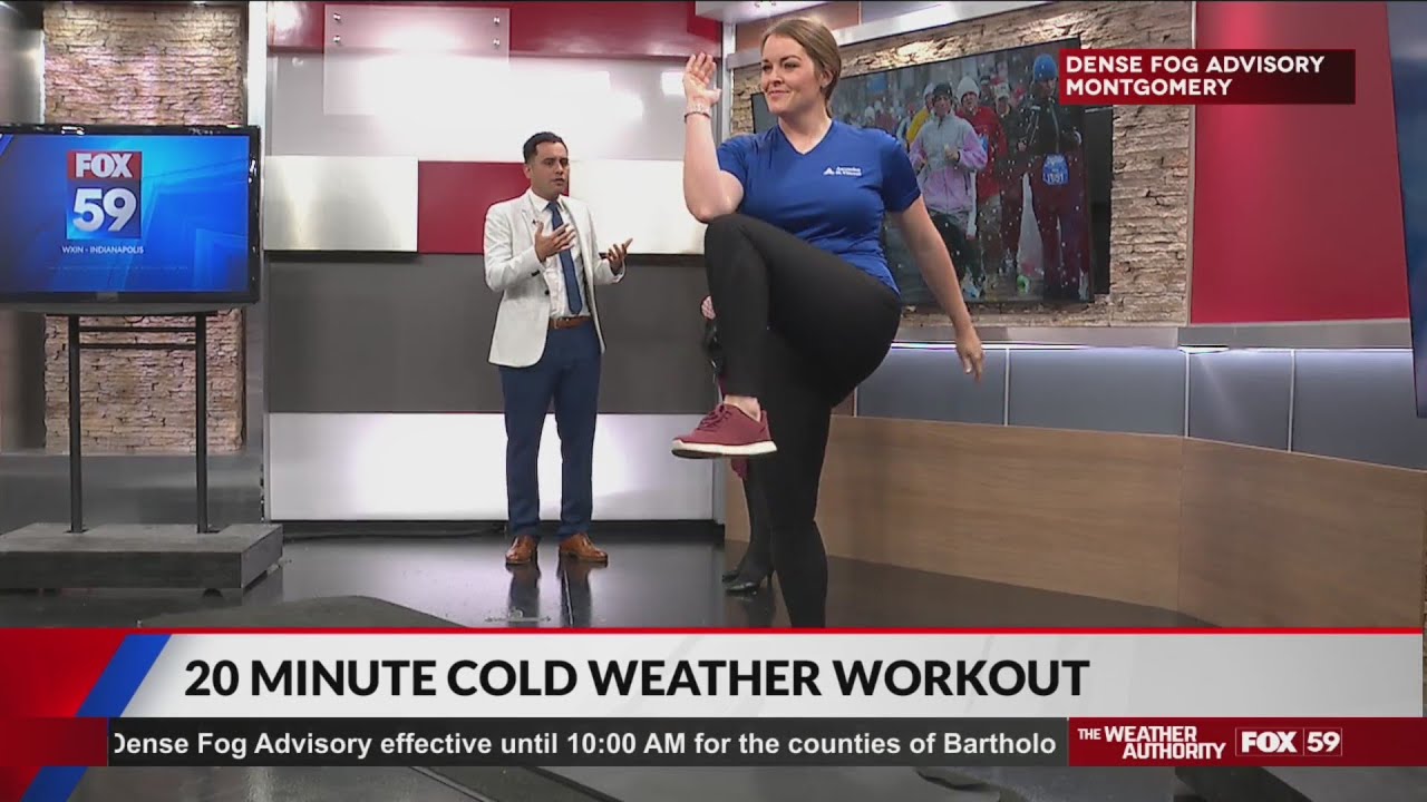 20-minute cold weather workout - YouTube