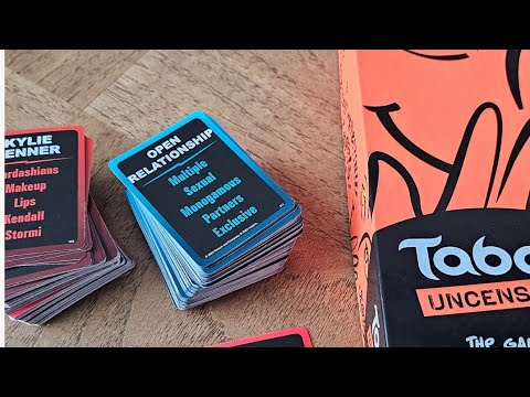 Taboo Uncensored Card Game for Game Night #taboo #gamenight