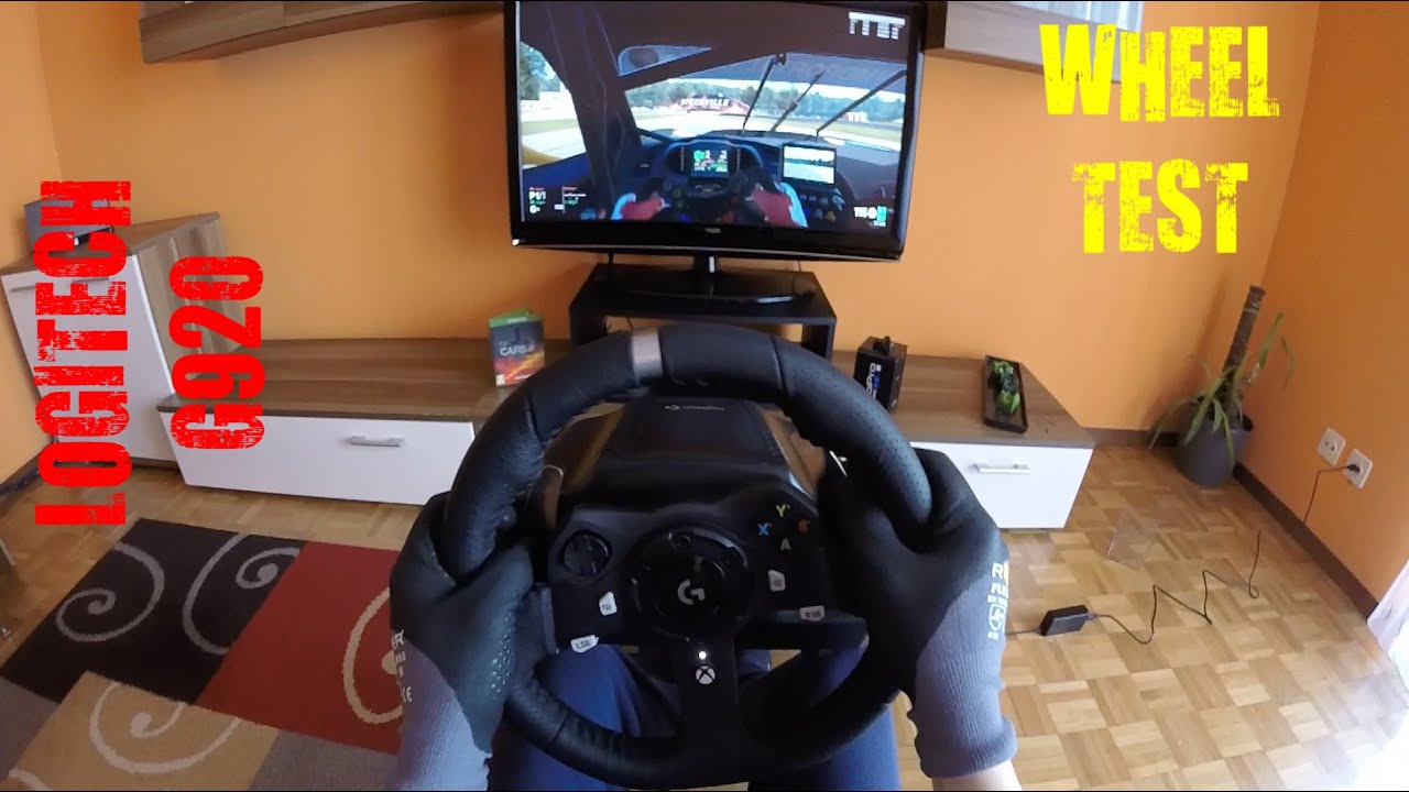 LOGITECH G920 RACING WHEEL TEST - YouTube