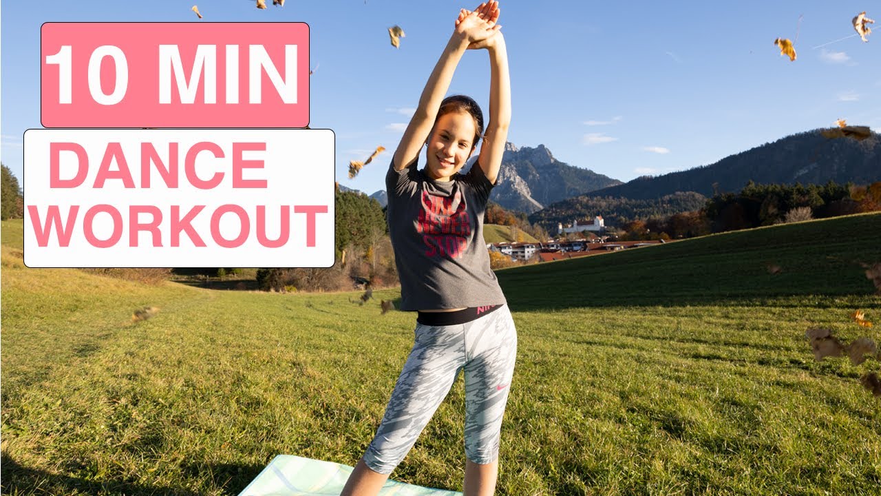 10 MIN HAPPY DANCE WORKOUT - FULL BODY DANCE WORKOUT // mit Laura - YouTube