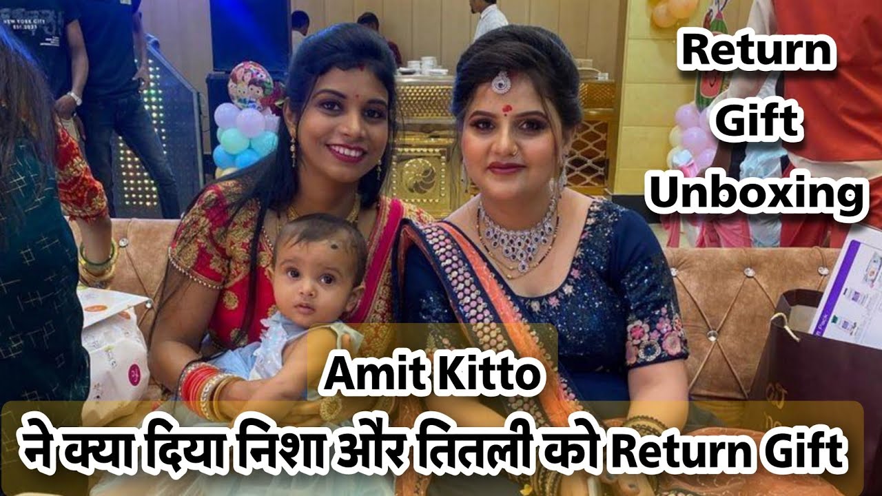 Amit kitto ने क्या दिया निशा को Return Gift 🎁 निशा का reaction♥️😊 ...