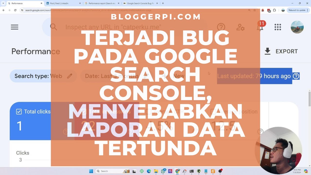 Terjadi Bug pada Google Search Console, Menyebabkan Laporan Data ...