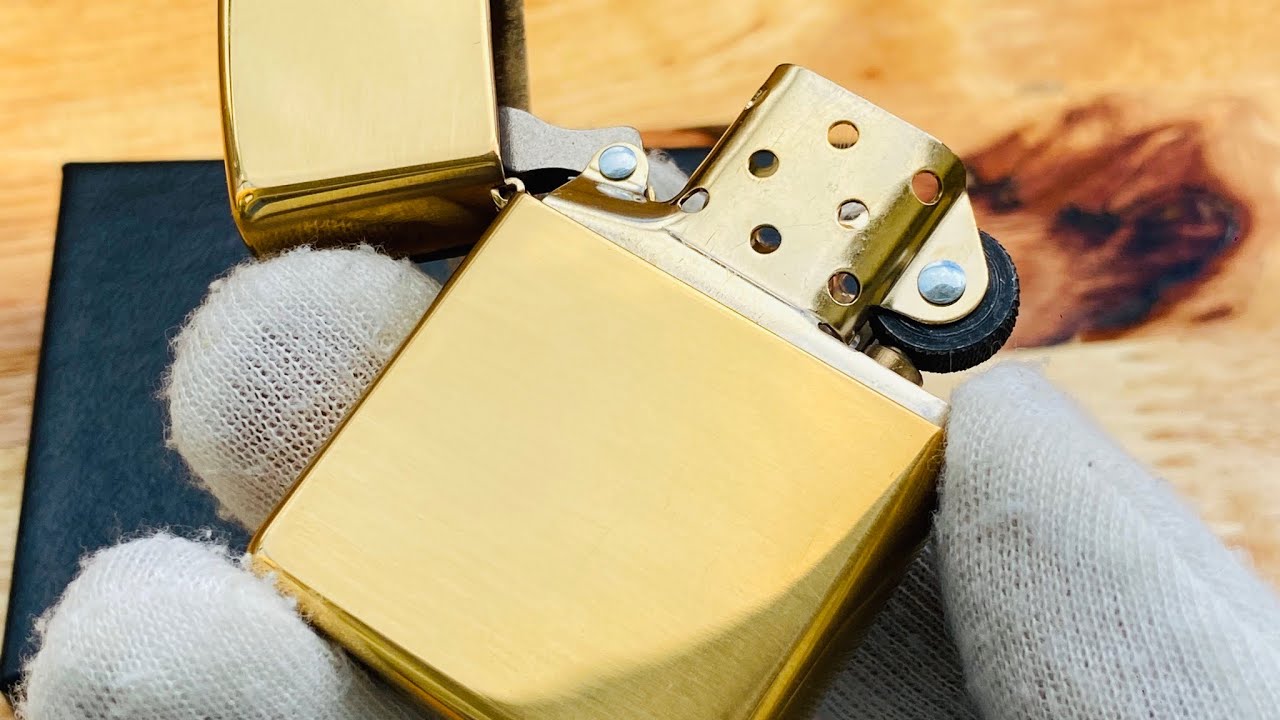 Zippo solid brass là gì - Zippo đồng nguyên khối là gì - Zippo 954 - YouTube