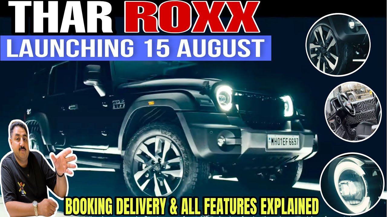 THAR 5 Door Aka ROXX Launching on 15 August | Booking, Delivery & All ...