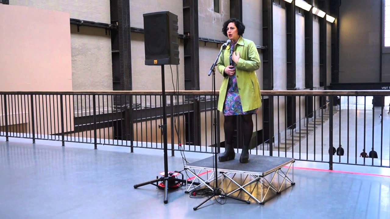 Jessica Voorsanger at Tate Modern Tania Brugeura performance 18/4/15 ...