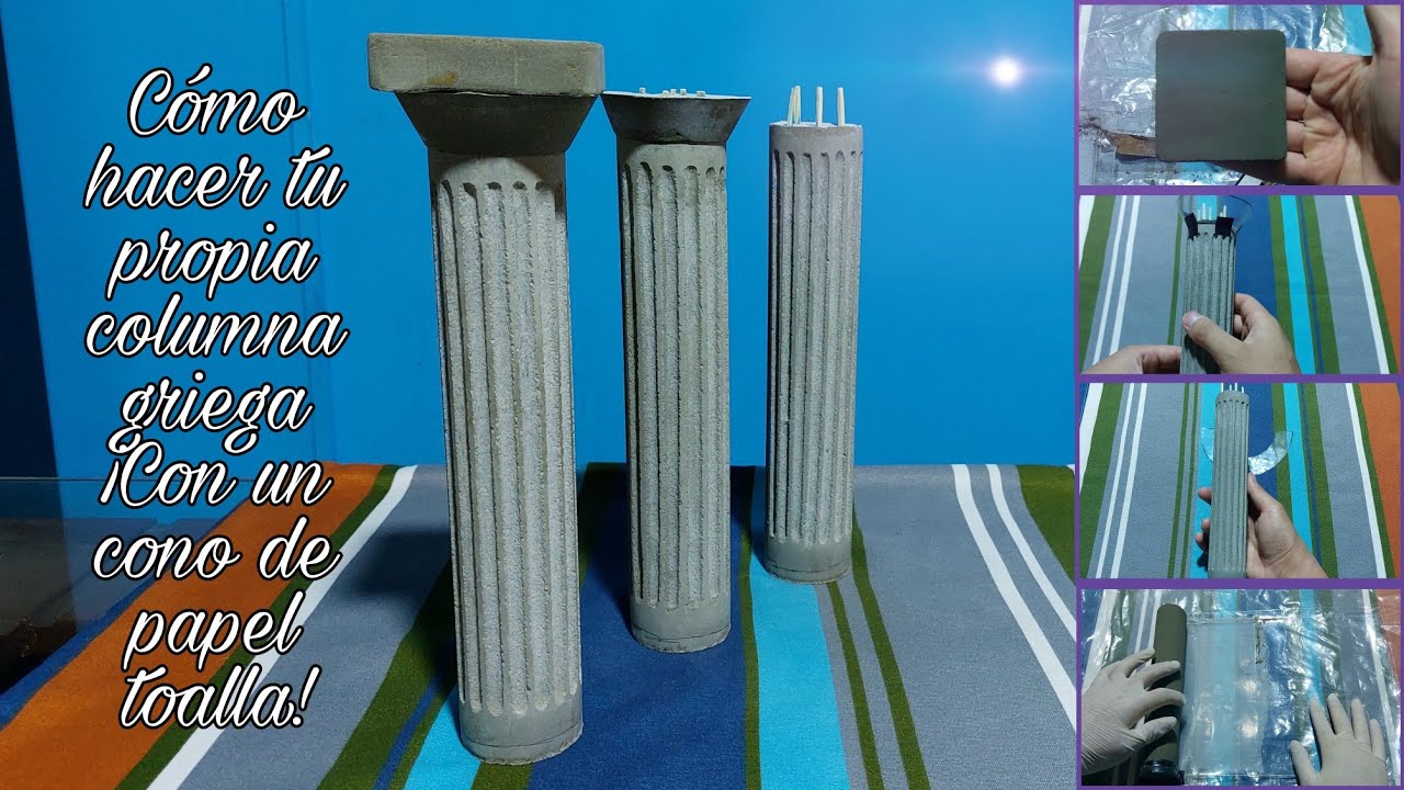 Pilares Griegos Columnas Griegas, Candelabros De Columna, Decoración