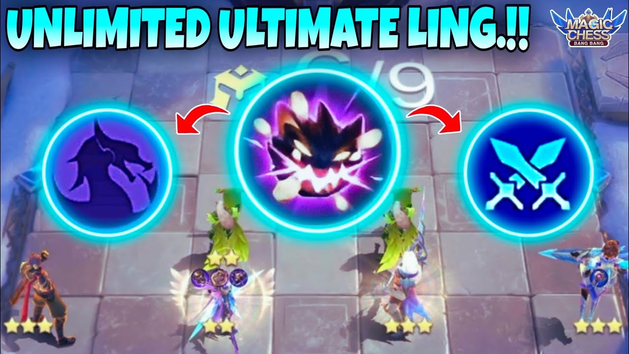 COMMANDER THARZ SKILL 3 - UNLIMITED ULTIMATE LING COMBO MAGIC CHESS ...