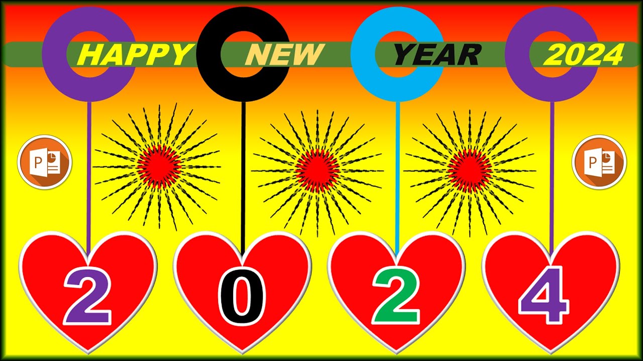 PowerPoint Presentation - HAPPY NEW YEAR 2024 || How to Create ...