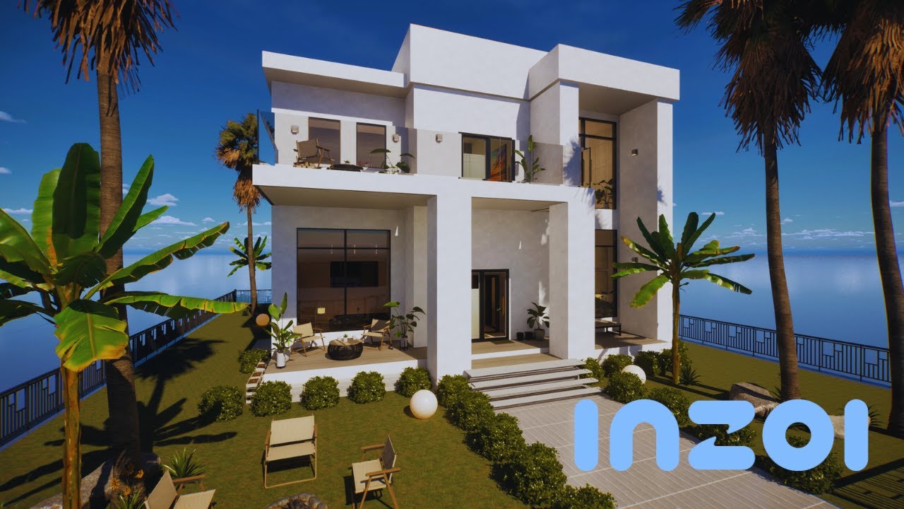 inZOI Modern House | Speed Build | Early Access Demo - YouTube