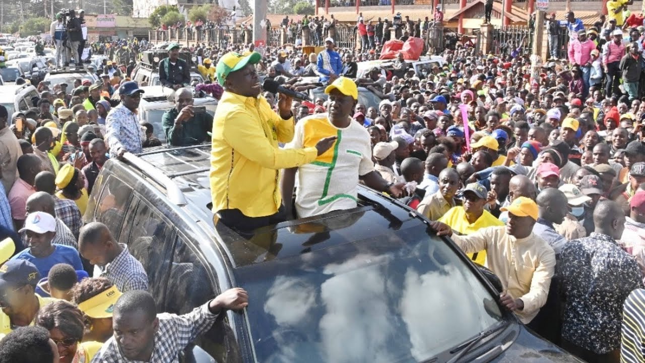 LIVE: DP Ruto leading Kenya Kwanza Rally at Dundori, Bahati, Nakuru ...