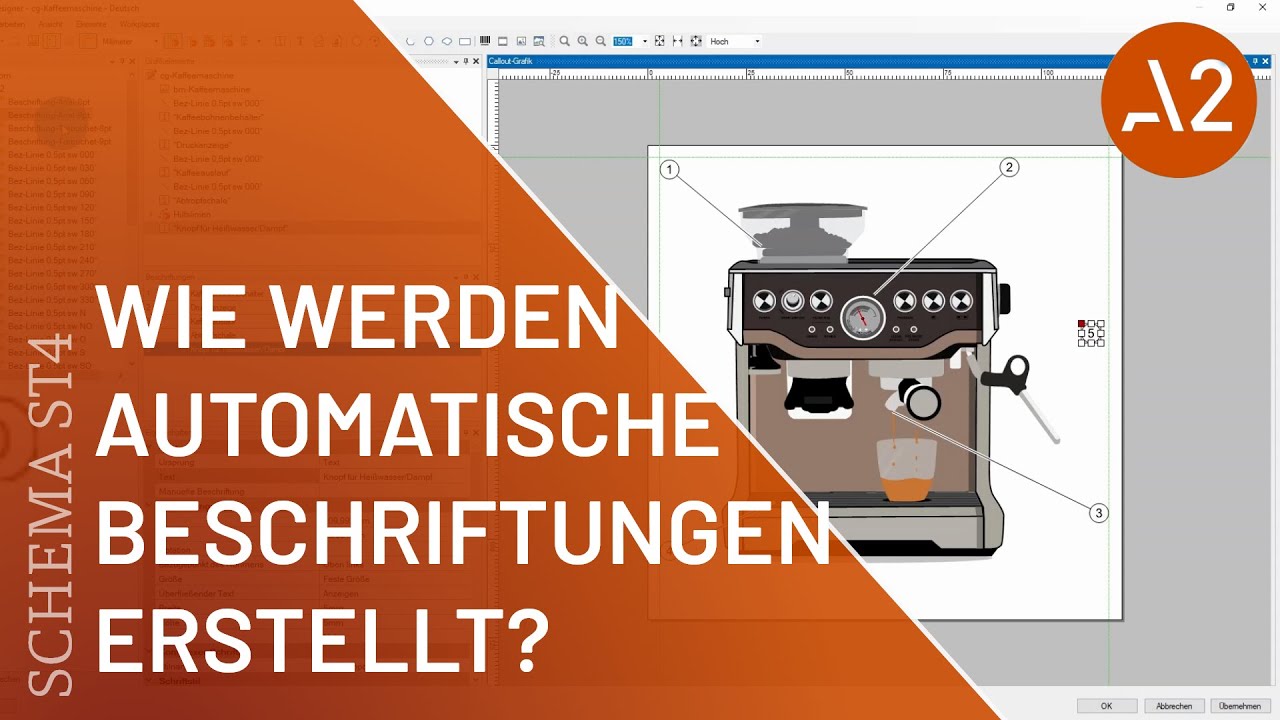 Tutorial SCHEMA ST4 | Automatische Beschriftung erstellen - YouTube