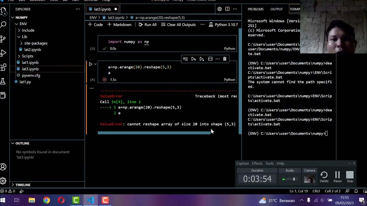 NP array-PRAKTIKUM METODE NUMERIK 02 - YouTube