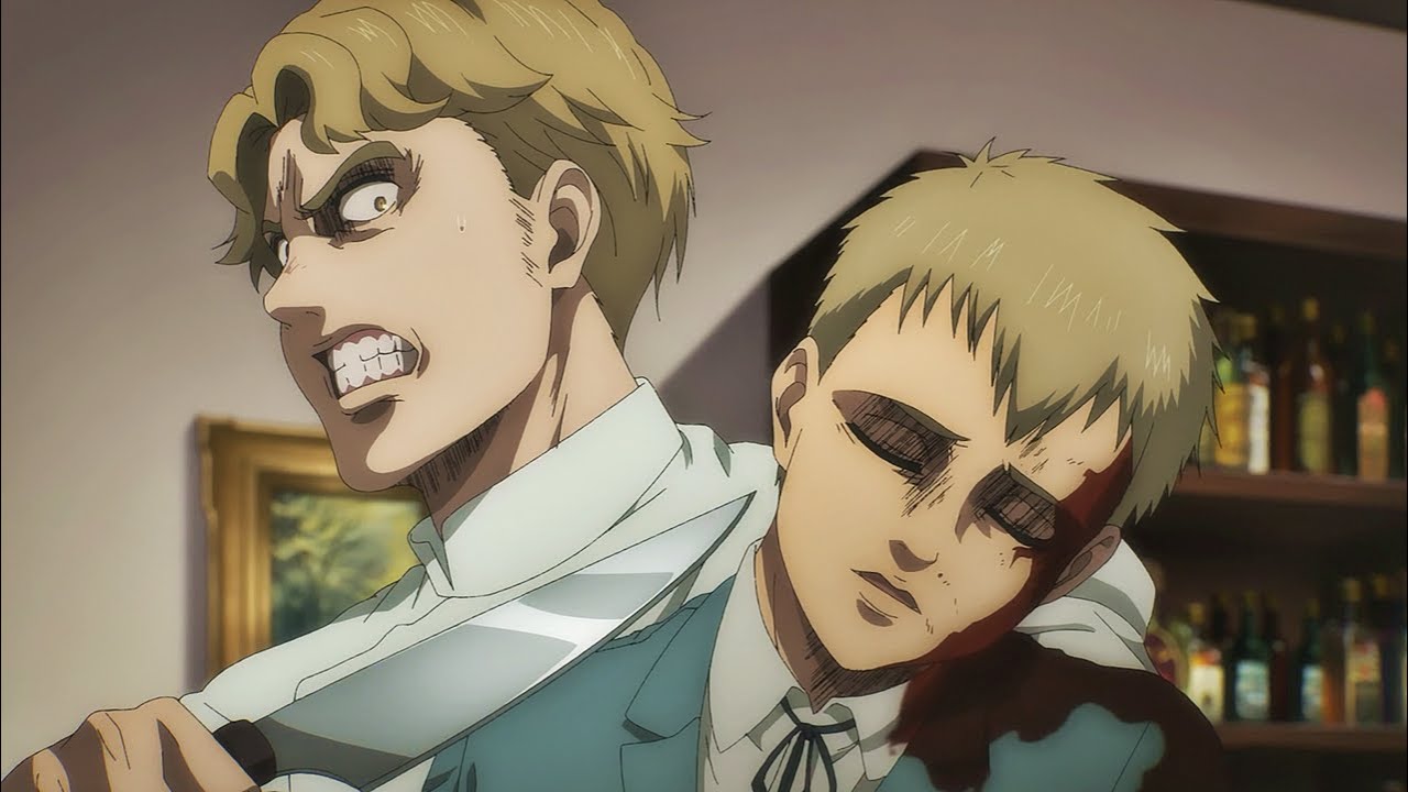 Angry Niccolo Almost Kills Falco | Attack on Titan Season 4 Episode 13 ...