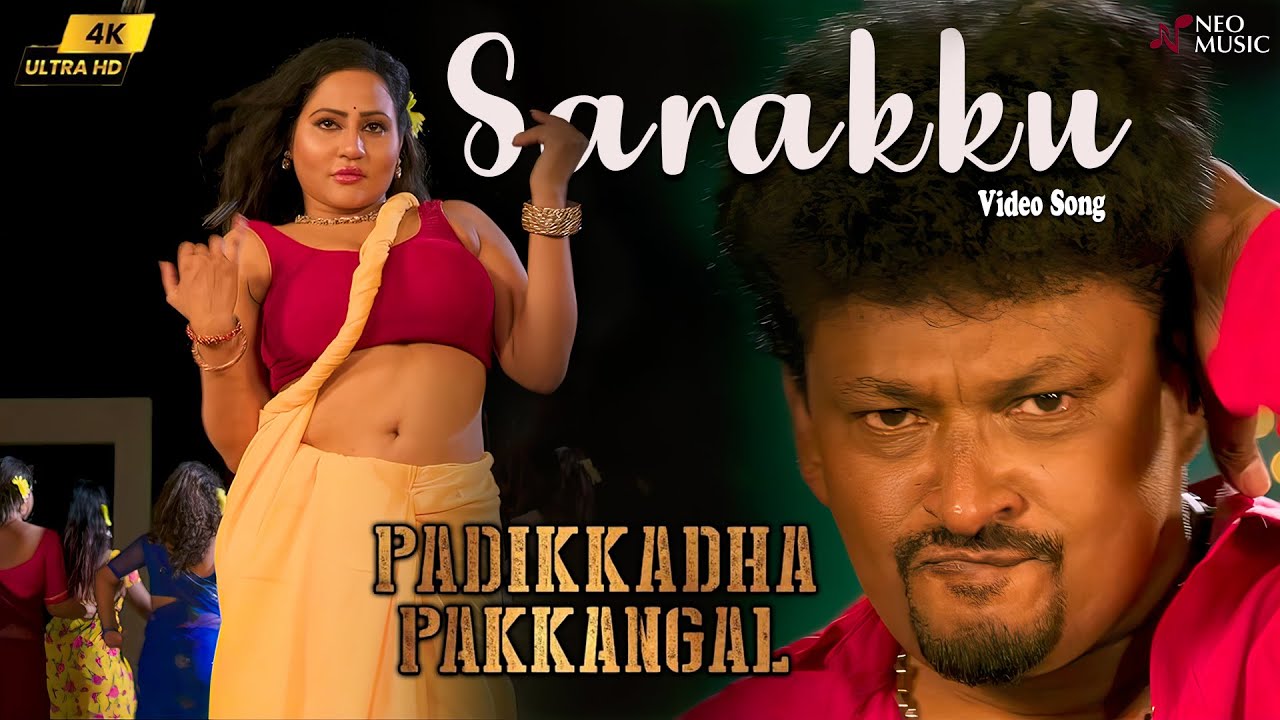 Sarakku - 4k Official Video Song | Padikkadha Pakkangal | Yashika ...