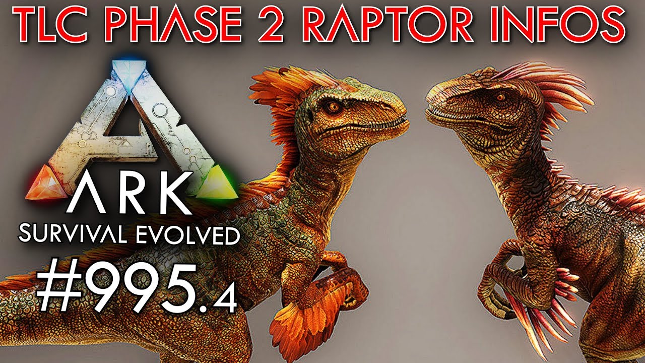 ARK #995.4 TLC Phase 2 Raptor & Trike Infos ARK Deutsch German Gameplay ...