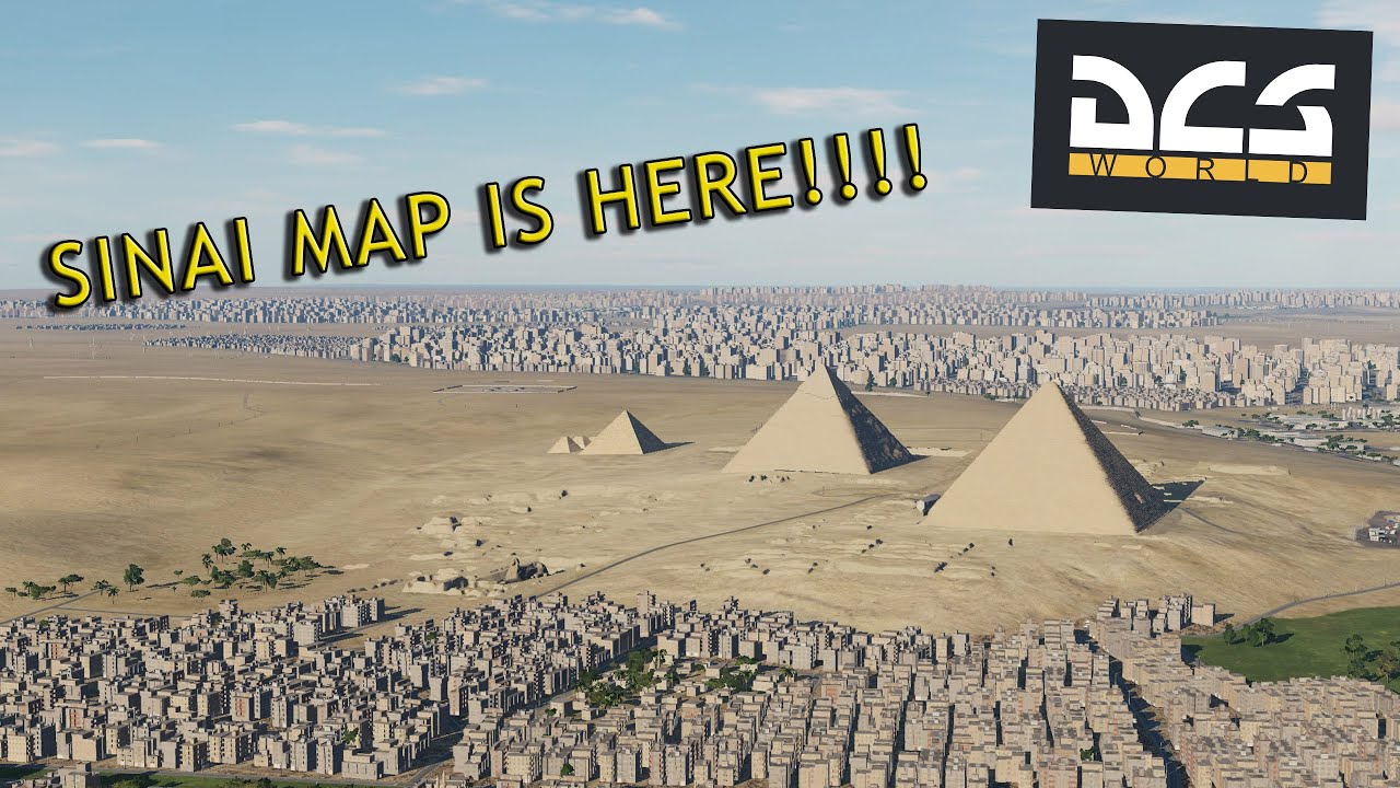 SINAI MAP IS BEAUTIFUL (And Heavy...) │DCS World Sinai Map #dcsworld # ...