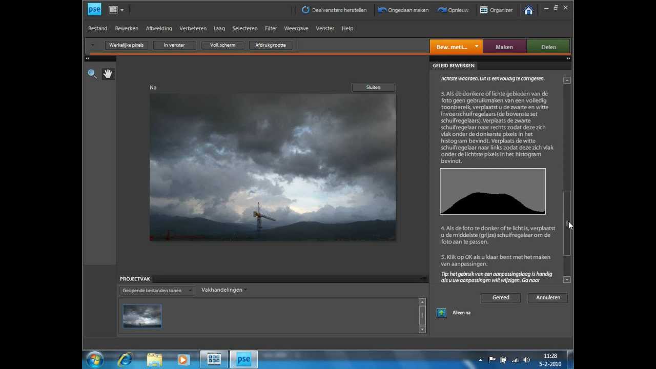 Photoshop Elements 8 Les 6 - YouTube