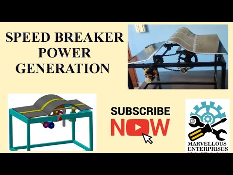 POWER GENERATION USING SPEED BREAKER# MINI SPEED BREAKER POWER ...