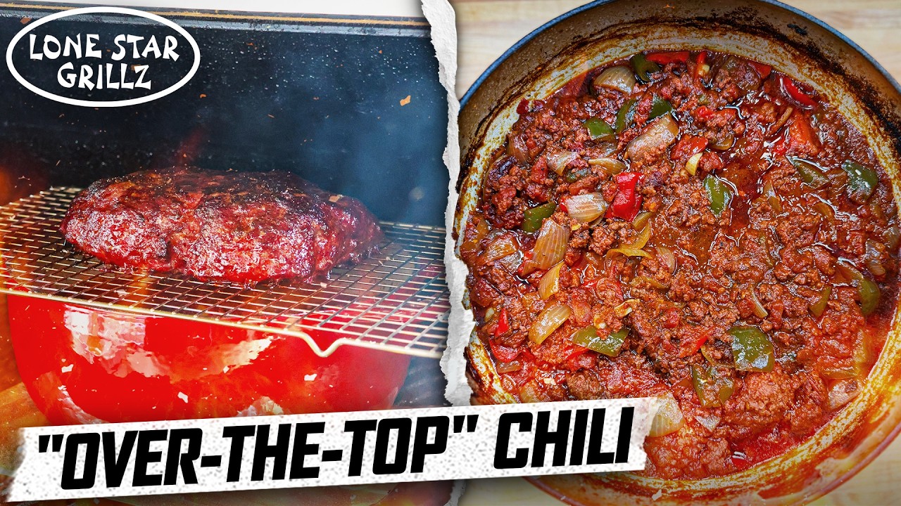Over The Top Chili Recipe | Lone Star Grillz Pellet Smoker - YouTube
