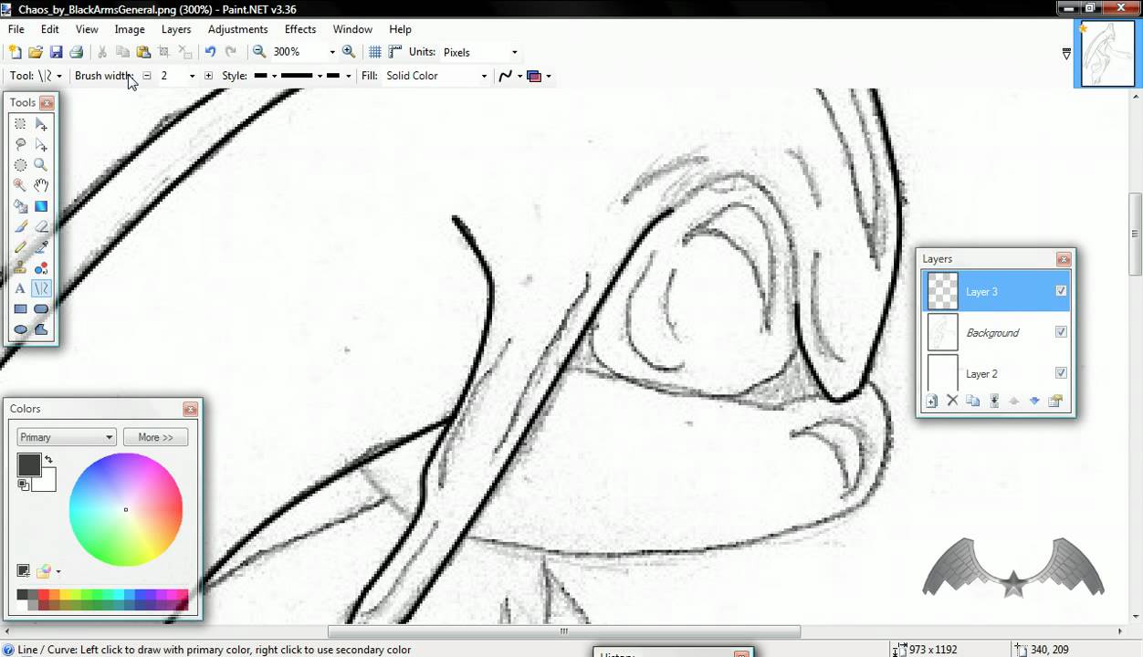 Line Art Tutorial Without A Tablet - YouTube