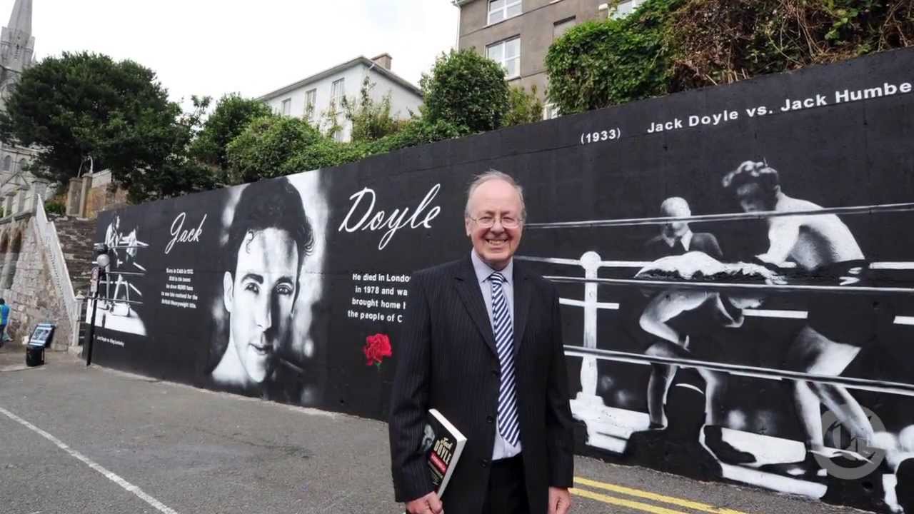 Mural of boxer Jack "Gorgeous Gael" Doyle unveiled in Cobh, Co Cork ...
