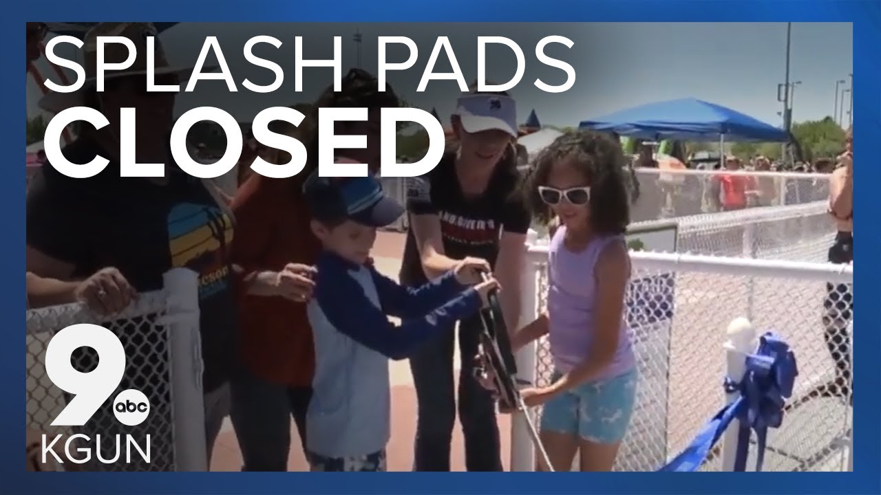 Tucson splash pads closed until April - YouTube