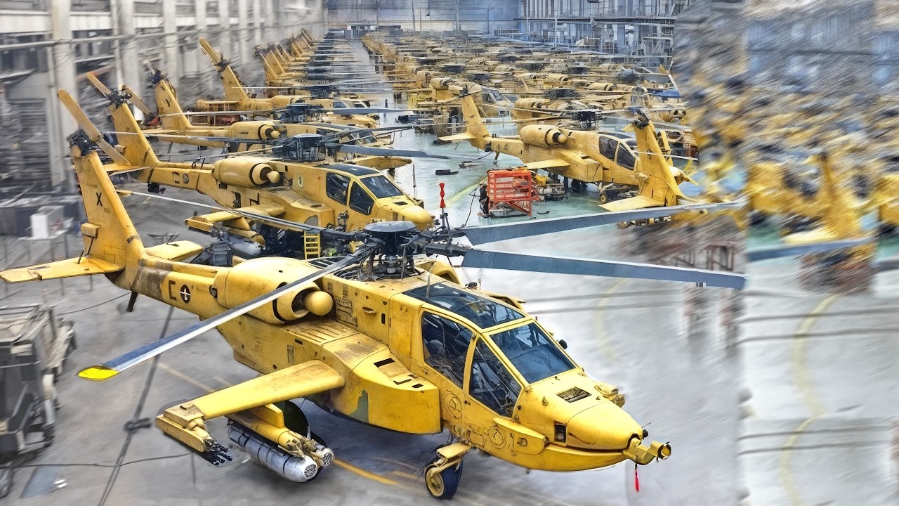 Top-Secret US Helicopter Factory – Manufacturing process from Start to ...