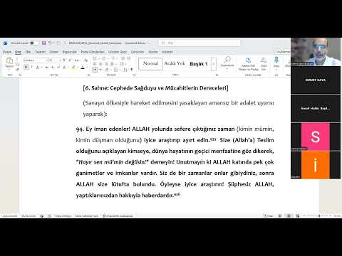 15- Nisâ 4/94-104 SAVAŞ HUKUKU - SAMİMİYET SINAVI