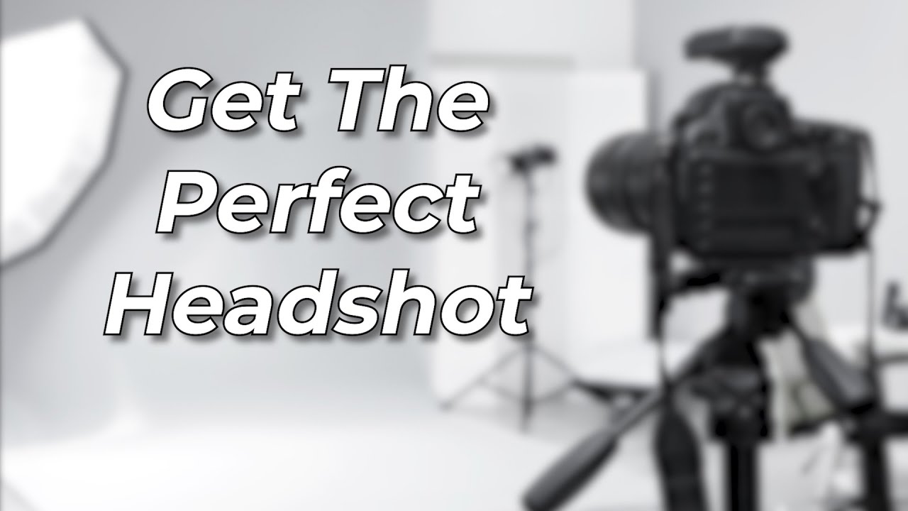 How To Get The Perfect Headshot - YouTube