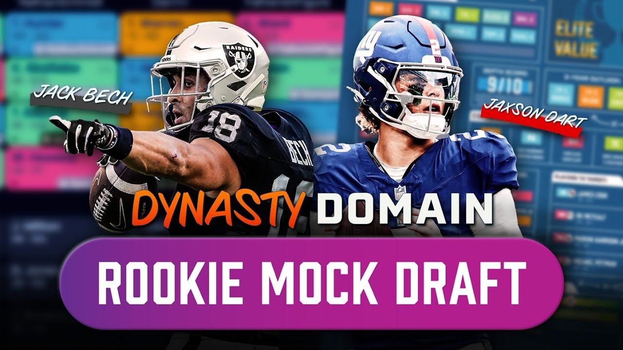 LIVE Dynasty Rookie Mock Drafts + Team Blueprints - YouTube