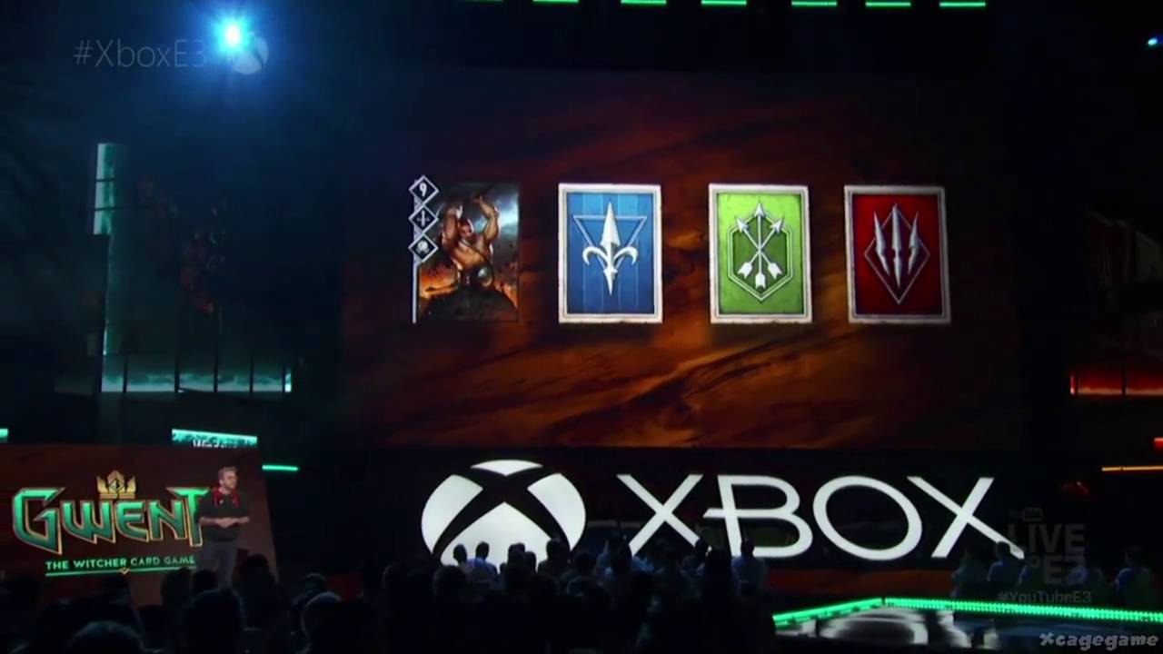 Gwent The Witcher Card Game - E3 2016 Gameplay - YouTube