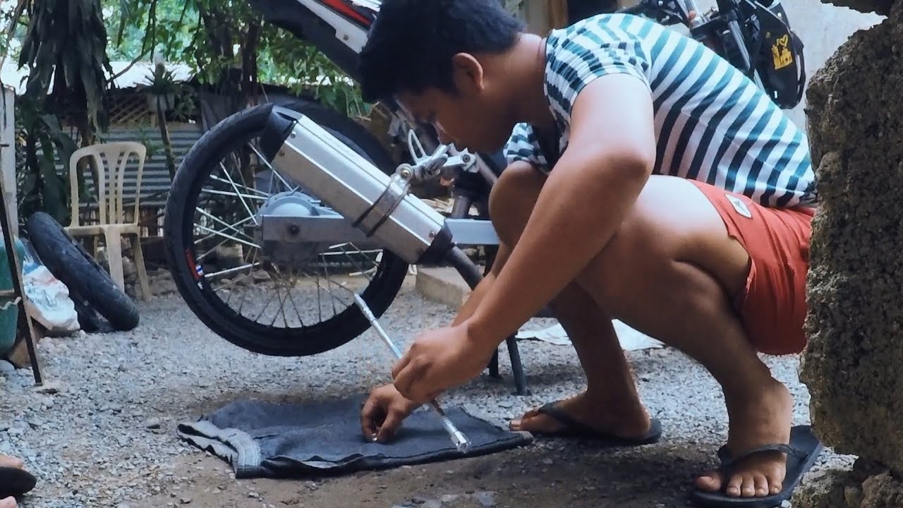 installing break rod ng motor - YouTube