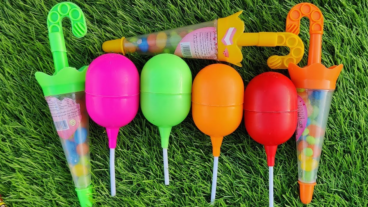 Satisfying Video | Lollipops and Sweets ASMROpening - Yummy Rainbow ...