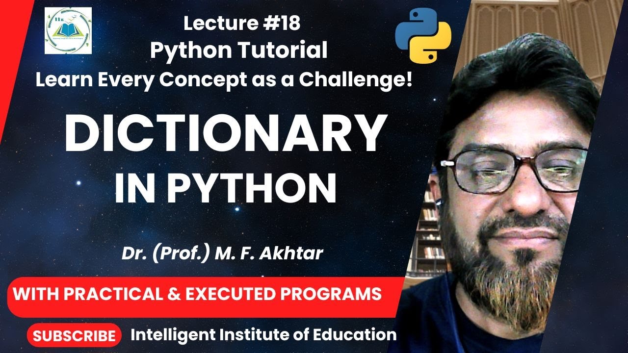 Lec 18 Dictionary In Python Methods Execution Examples Python 9246